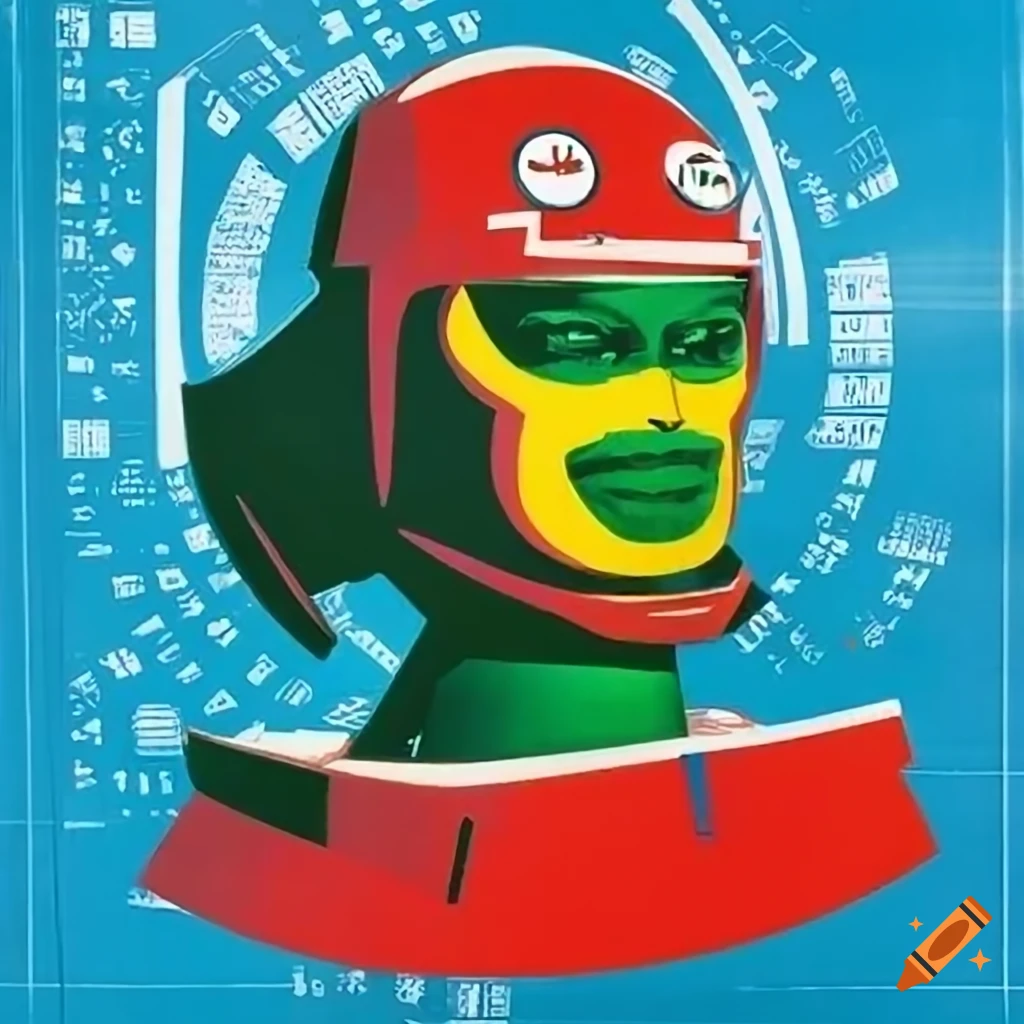 Promo poster for "Inhuman Resources" - 1992 Nigerien sci-fi futurist ...