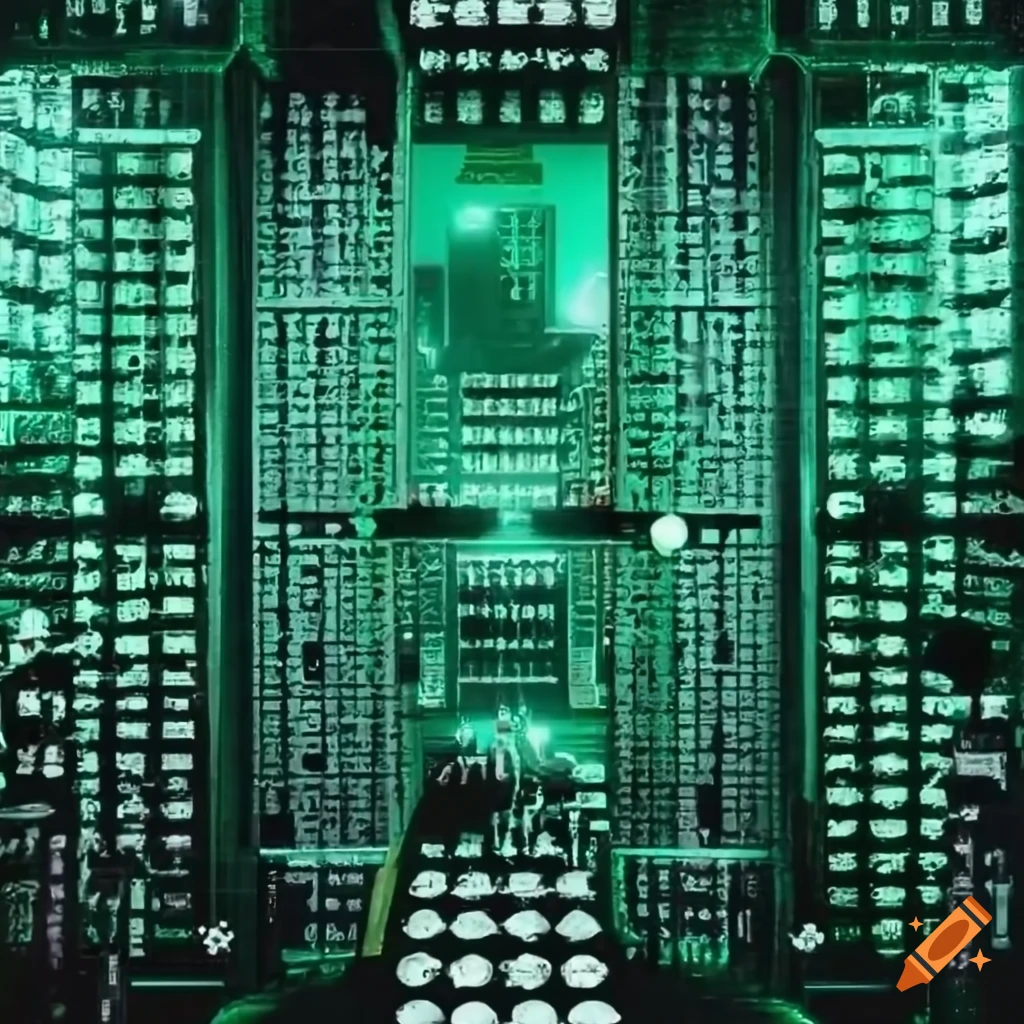 The matrix-inspired go board on Craiyon