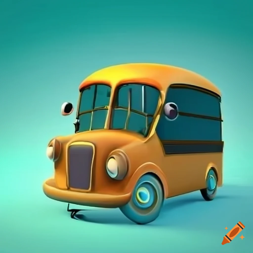 Cartoon Shuttle Car
