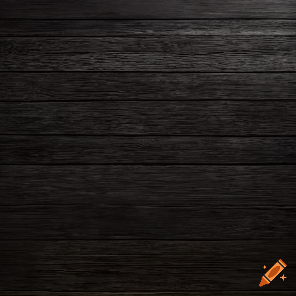 Top view of seamless repeating black wooden table texture on Craiyon
