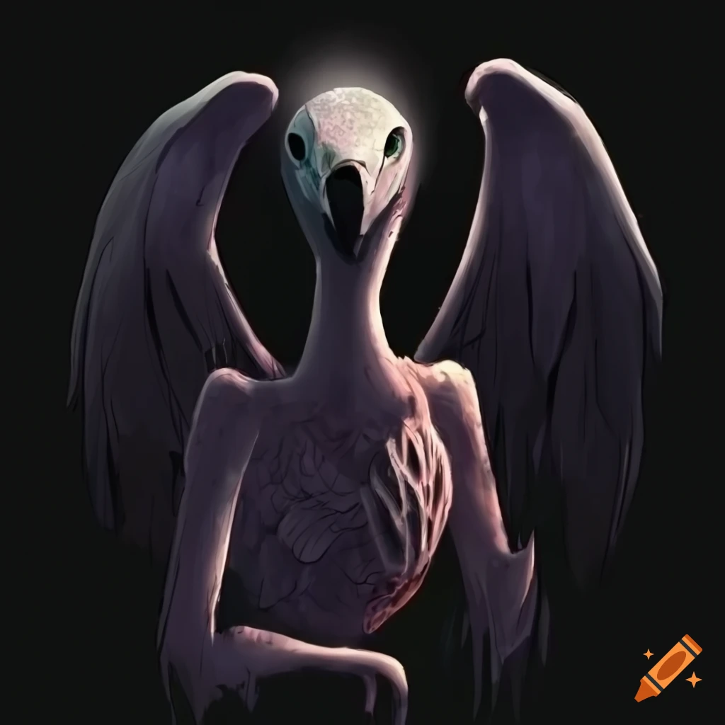 Miros vulture from rainworld on Craiyon