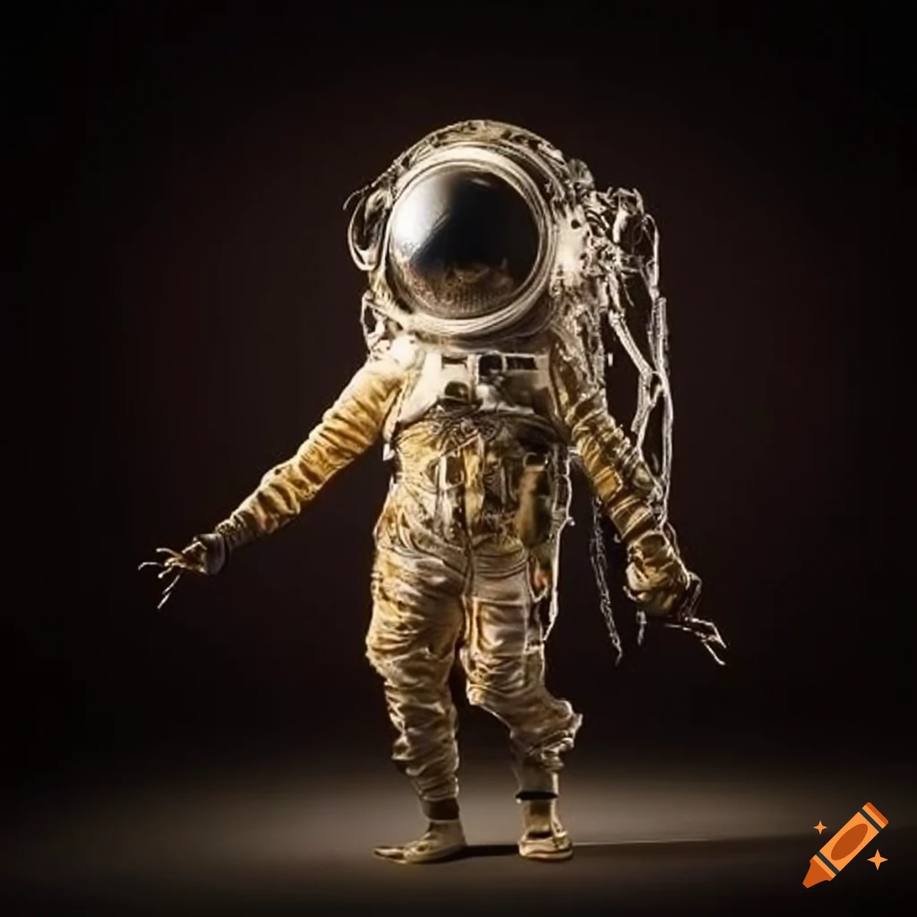 Victorian era child astronauts in insect-made space suits at play on ...