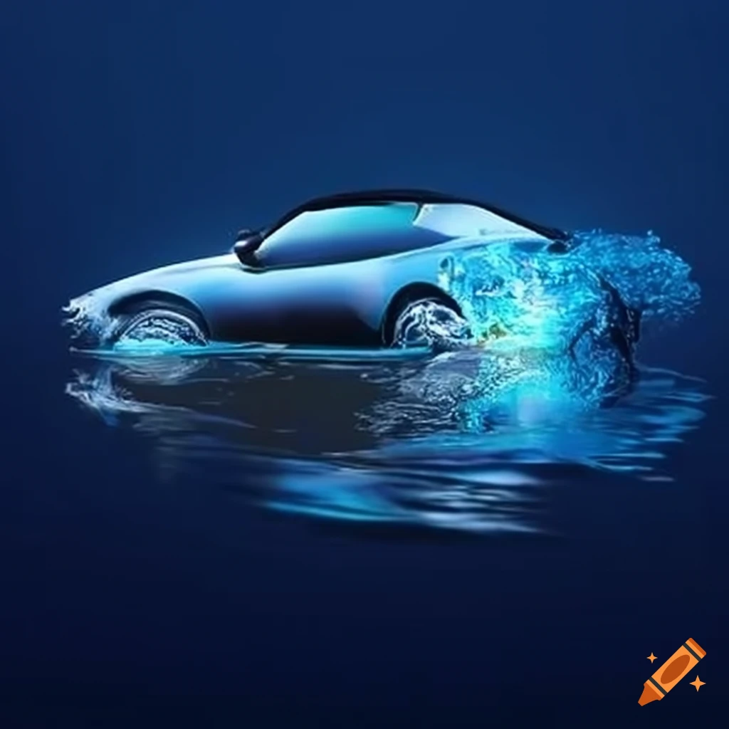 Logo for miracle ember company creating water cars on Craiyon