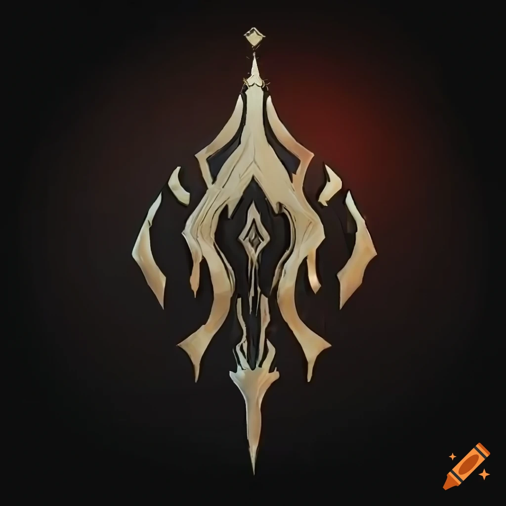 Warframe sigil inspired by umbra on Craiyon