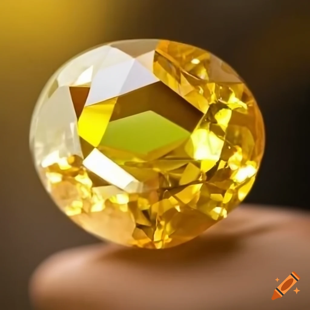 Yellow jewel on Craiyon