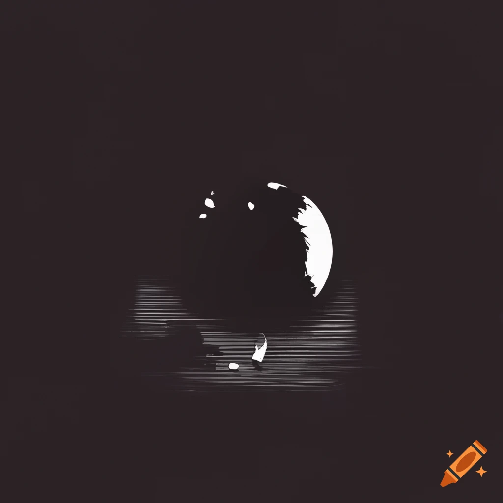 Minimalist black and white album cover for alternative lofi emo artist ...