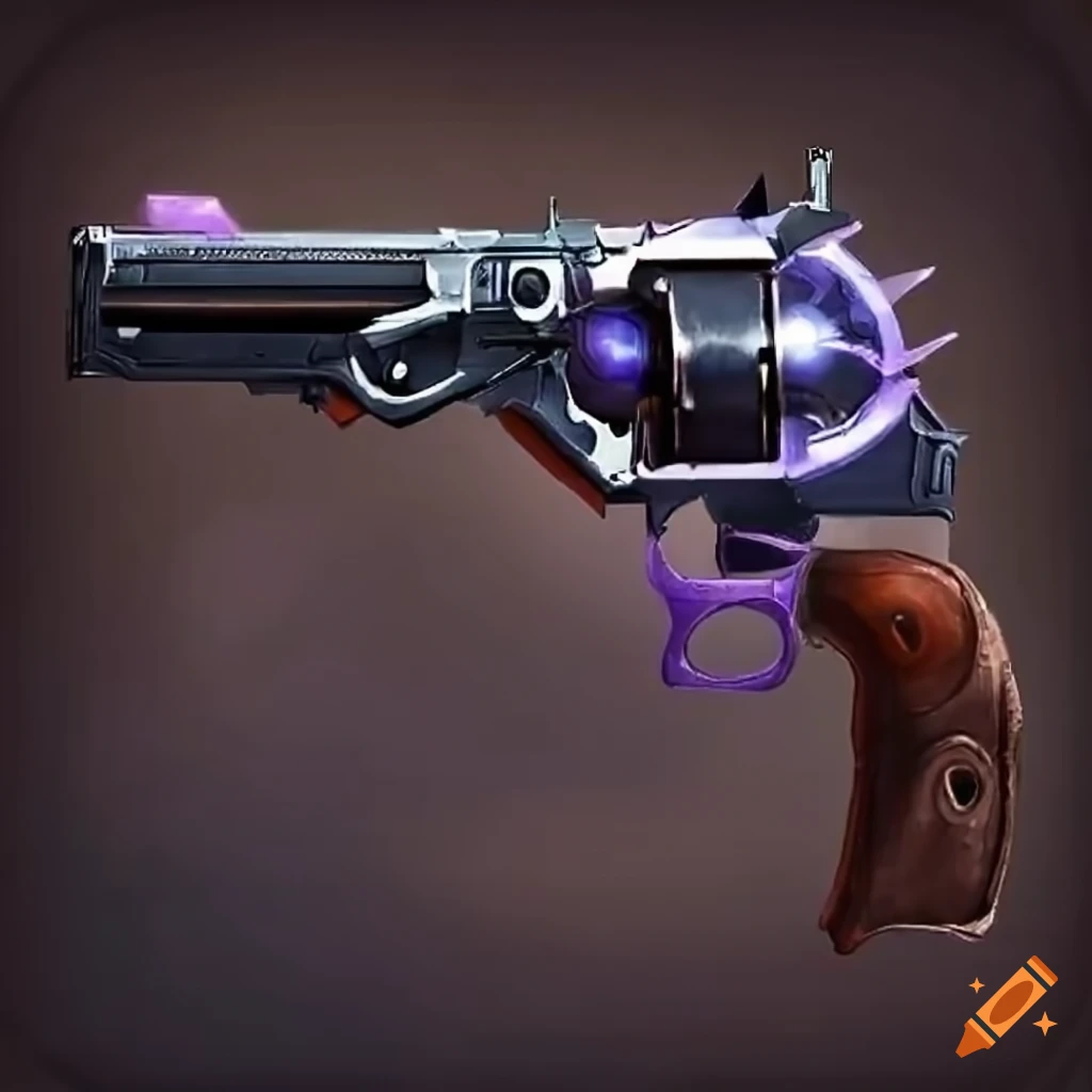 Two paired revolvers from the game Darksiders: Black Mercy and White ...