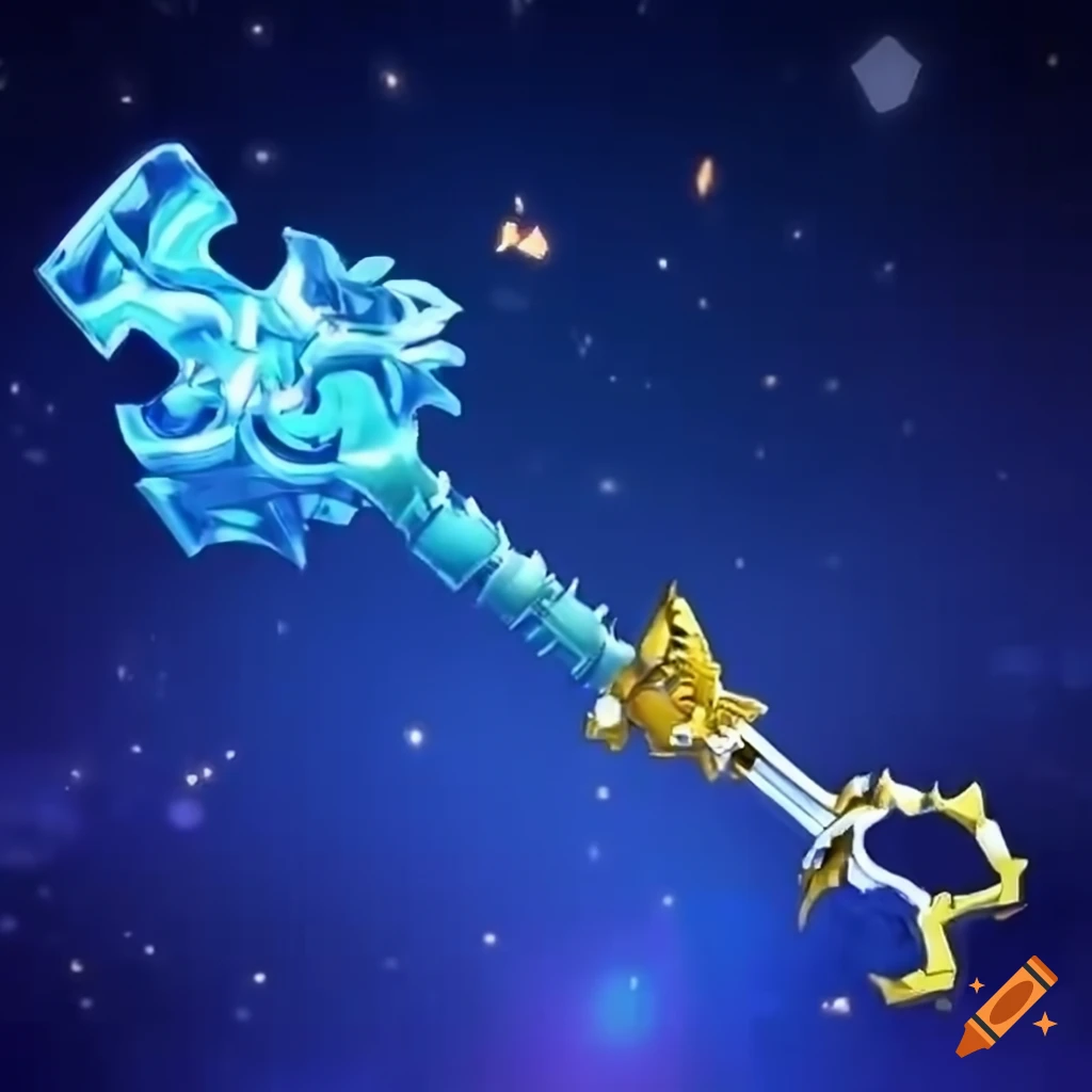 Kingdom Hearts Kingdom Key Diamond on Craiyon