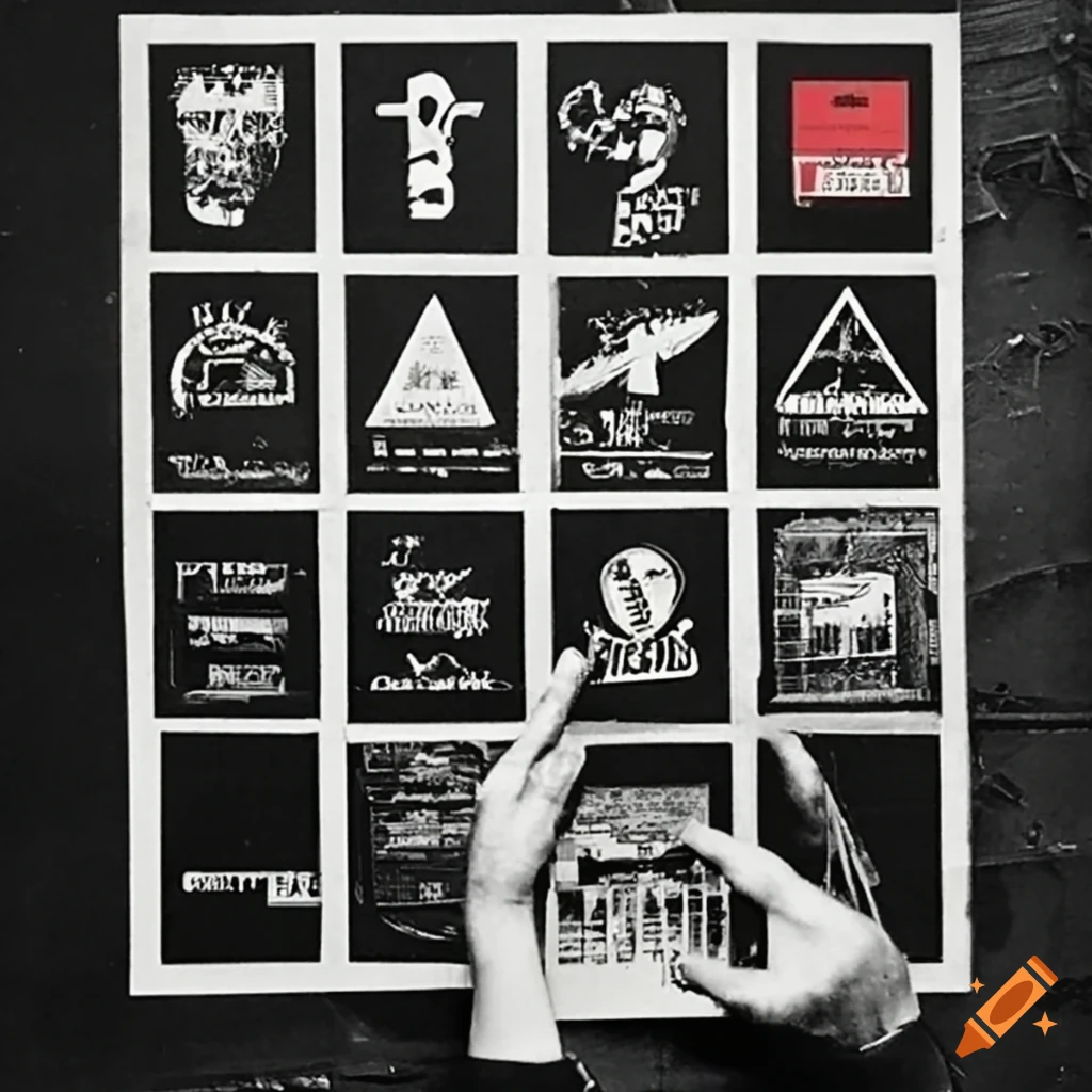 Radical agitprop magazine page with bold text and graphic images in a ...