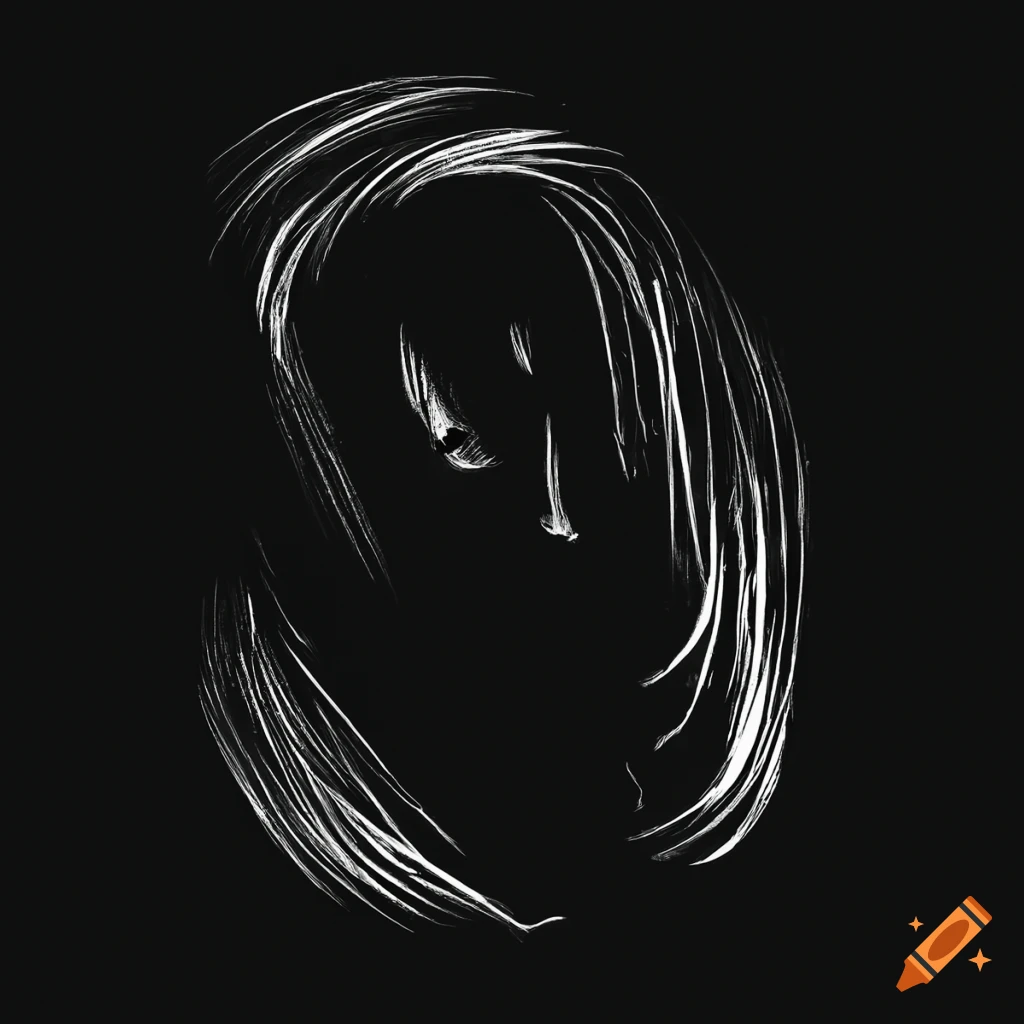 Black and white minimalist album cover for an alternative lofi emo ...