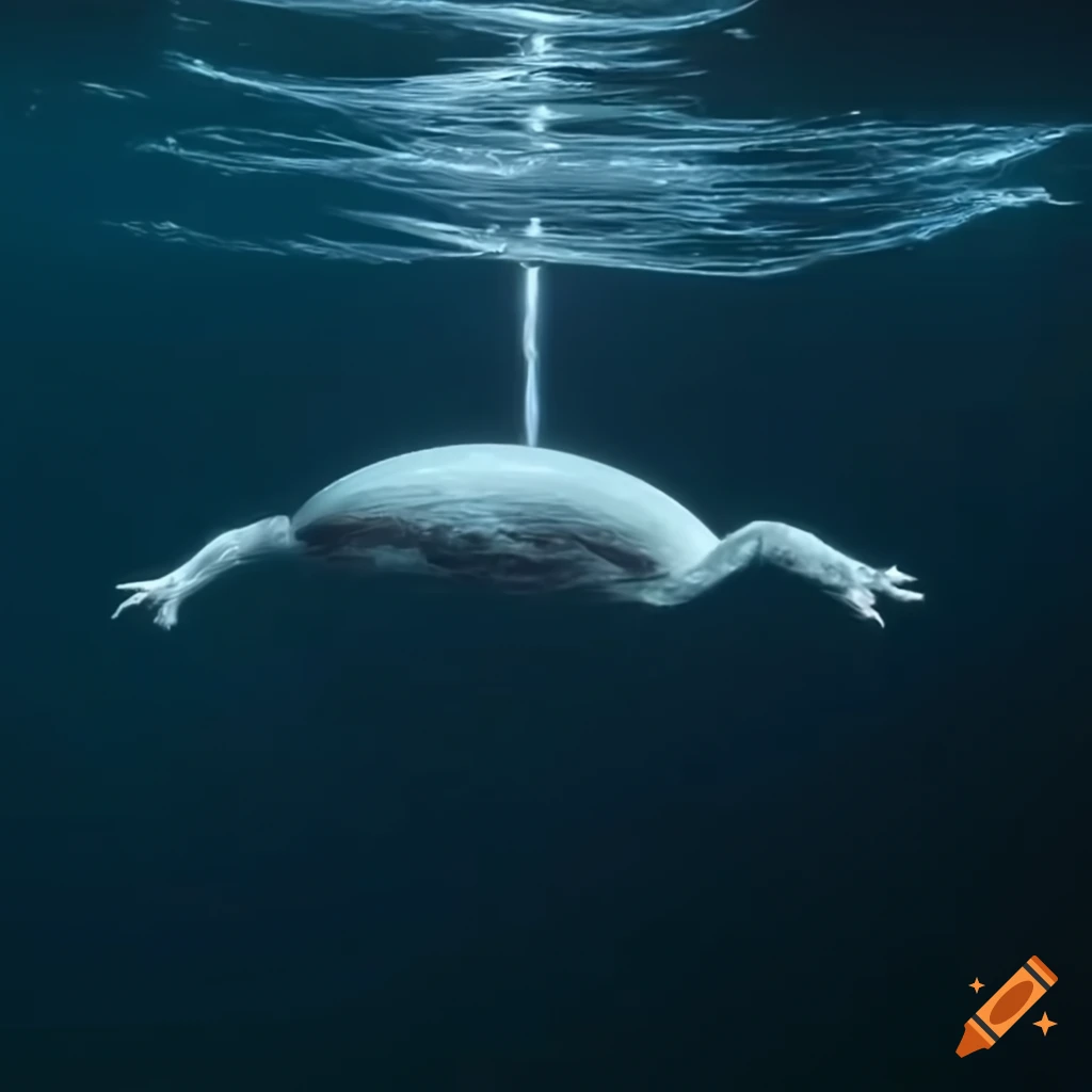 Space alien floating in the cosmos on Craiyon