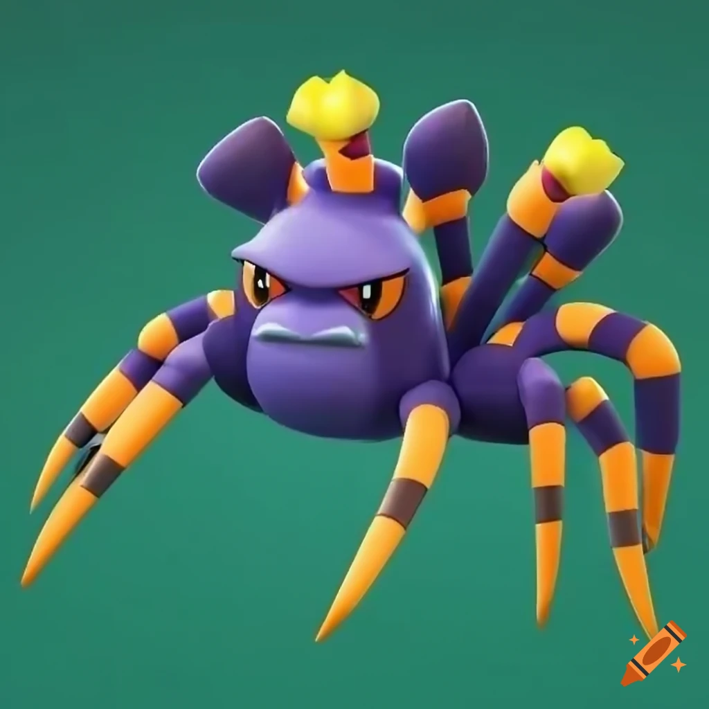 Gorilla tarantula pokemon in 3d style on Craiyon