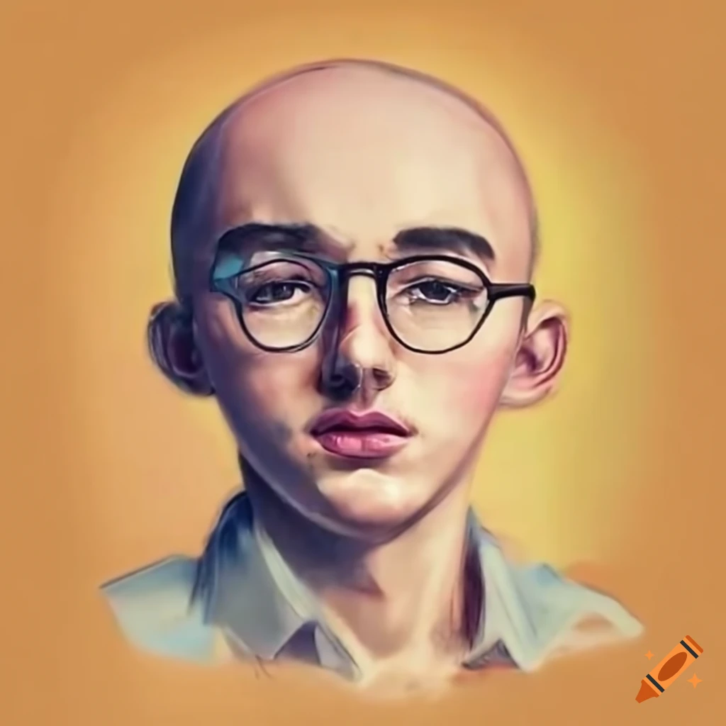 Isaac Hempstead-Wright on a busy street in Bombay on Craiyon