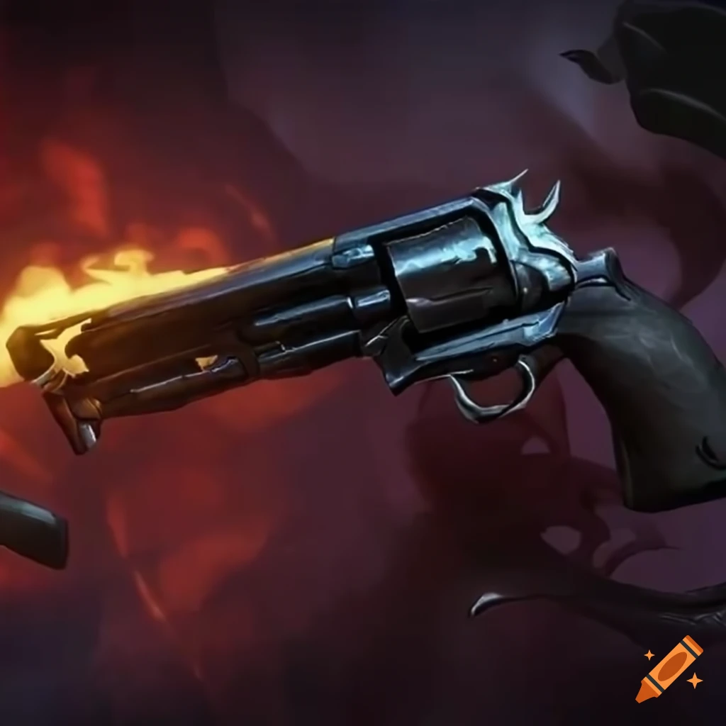 Revolver from the game darksiders named black mercy and white anguish ...