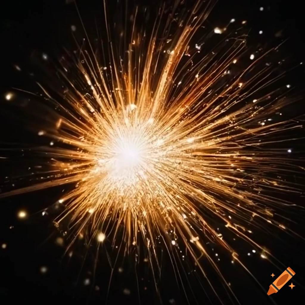 Close-up of stardust particles on Craiyon