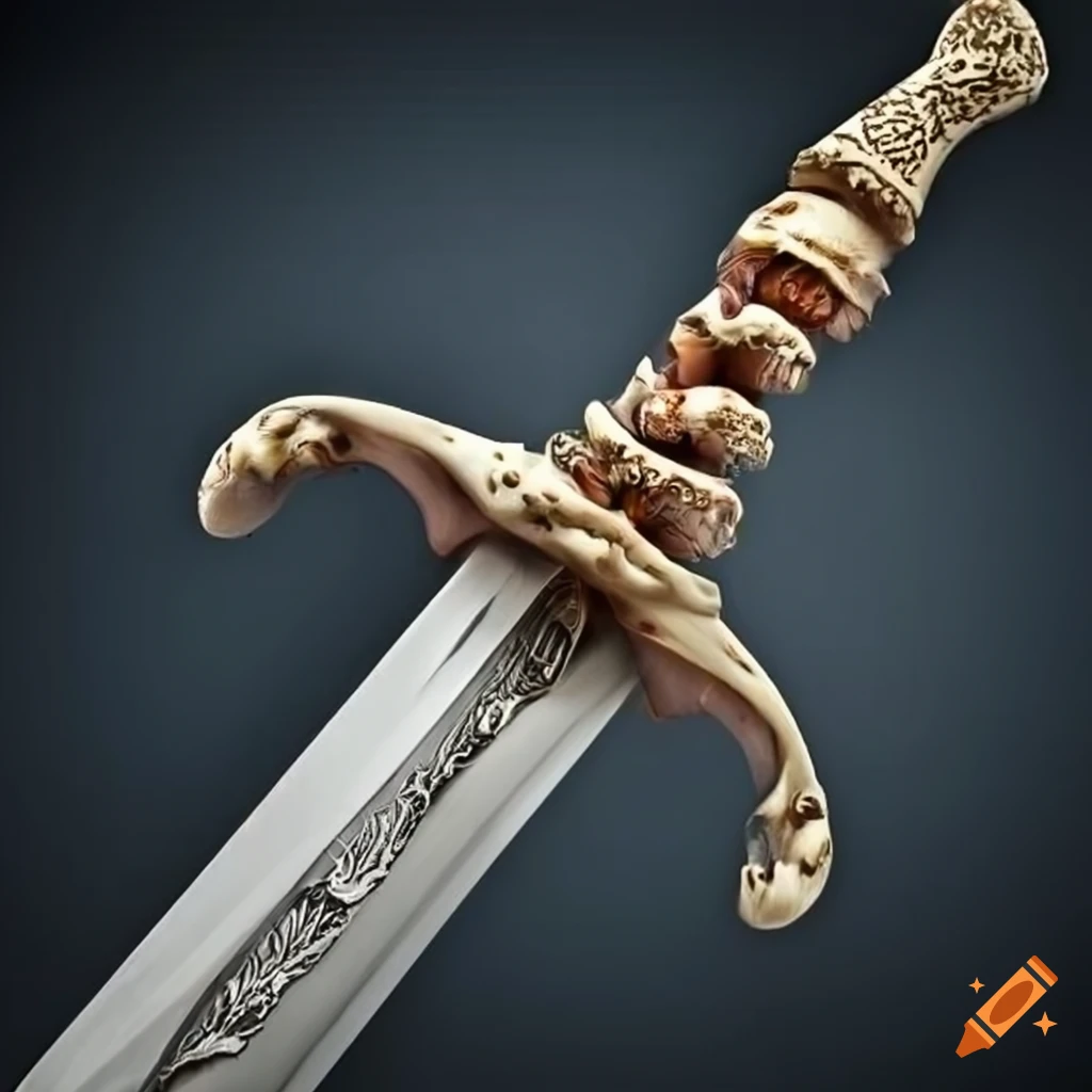 Bone sword on Craiyon