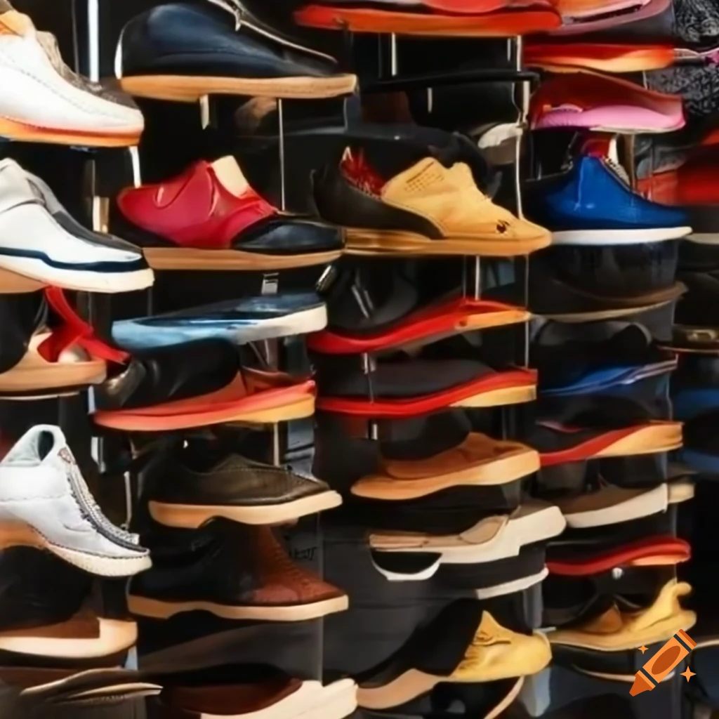 Shoe shop on Craiyon