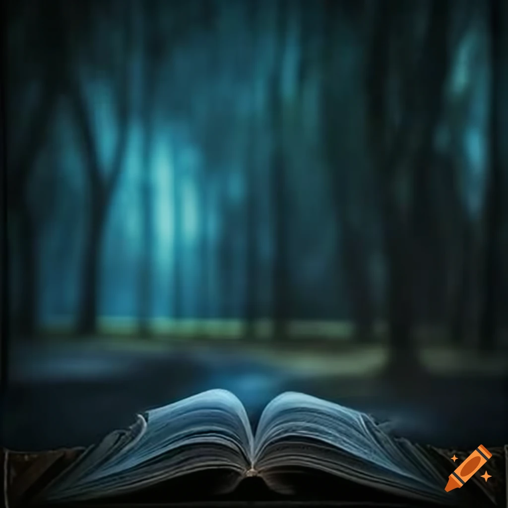 Mystical book image on Craiyon