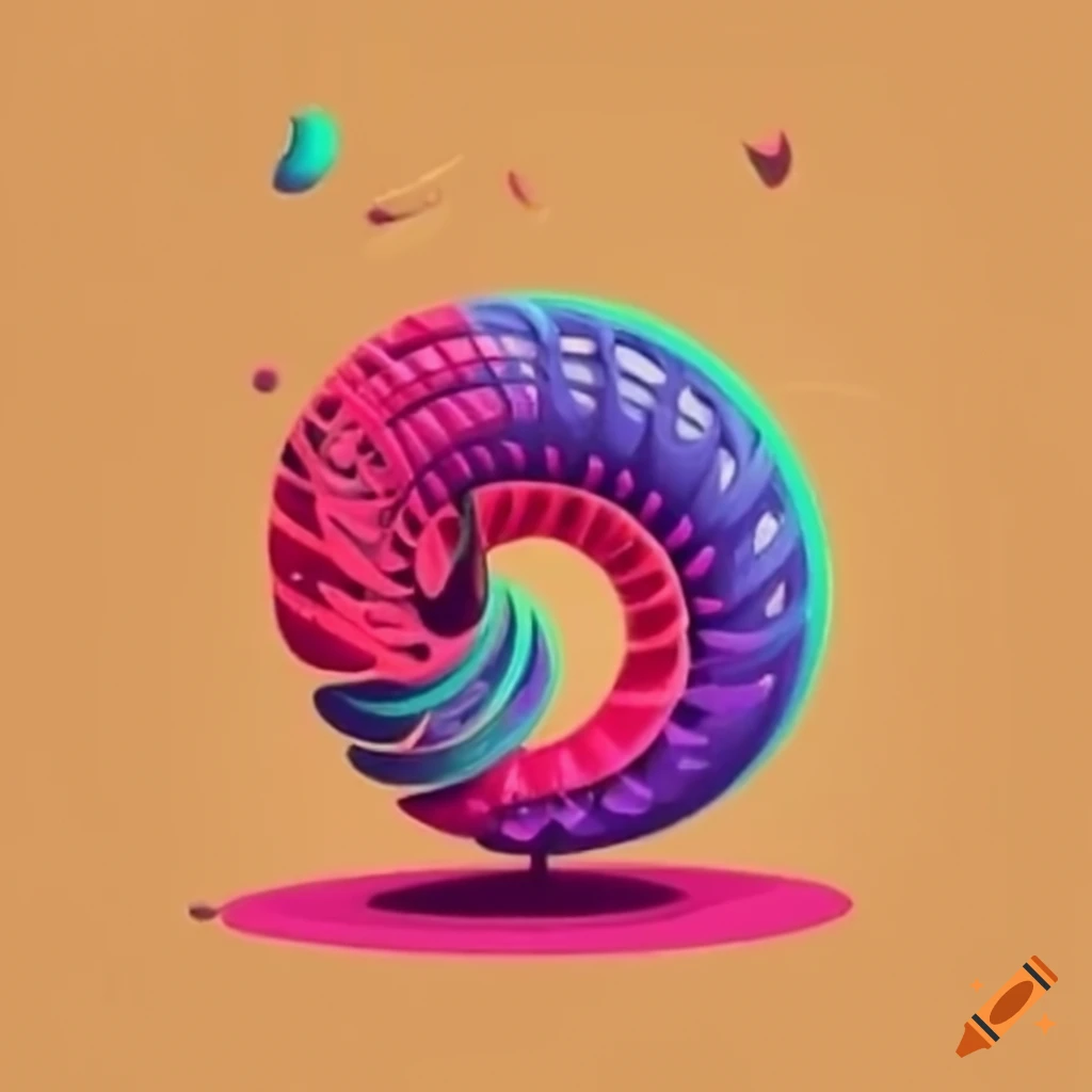 Funny spiral design on Craiyon