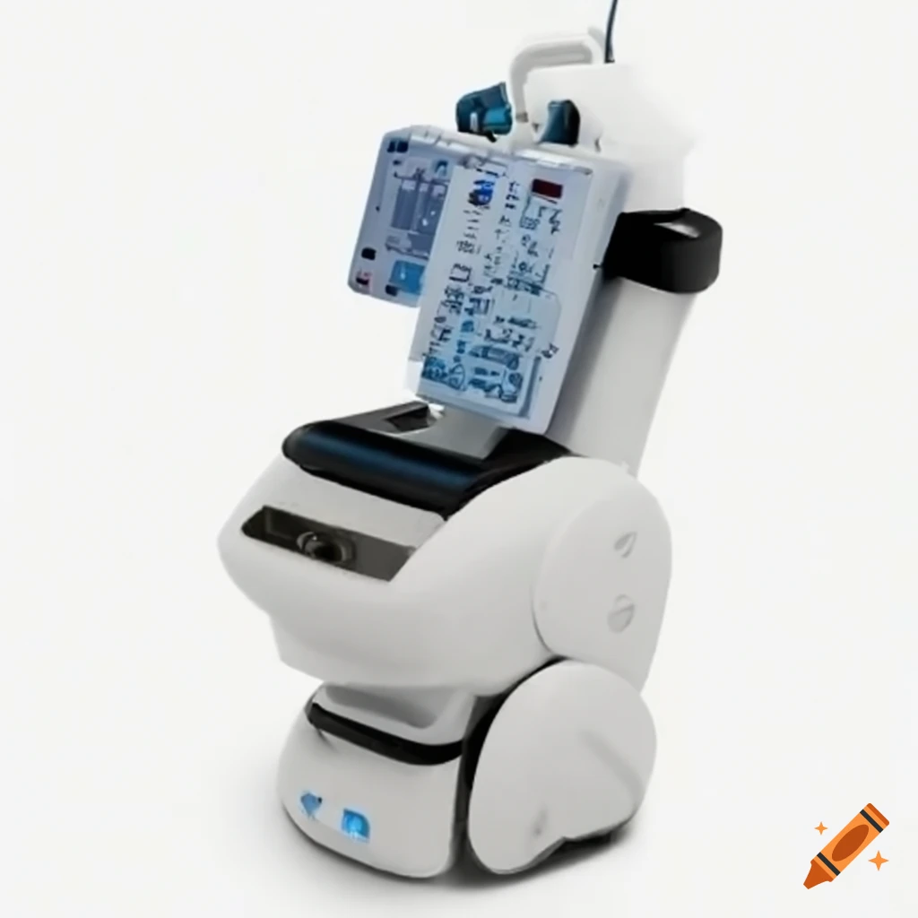 Medical bot concept design on Craiyon