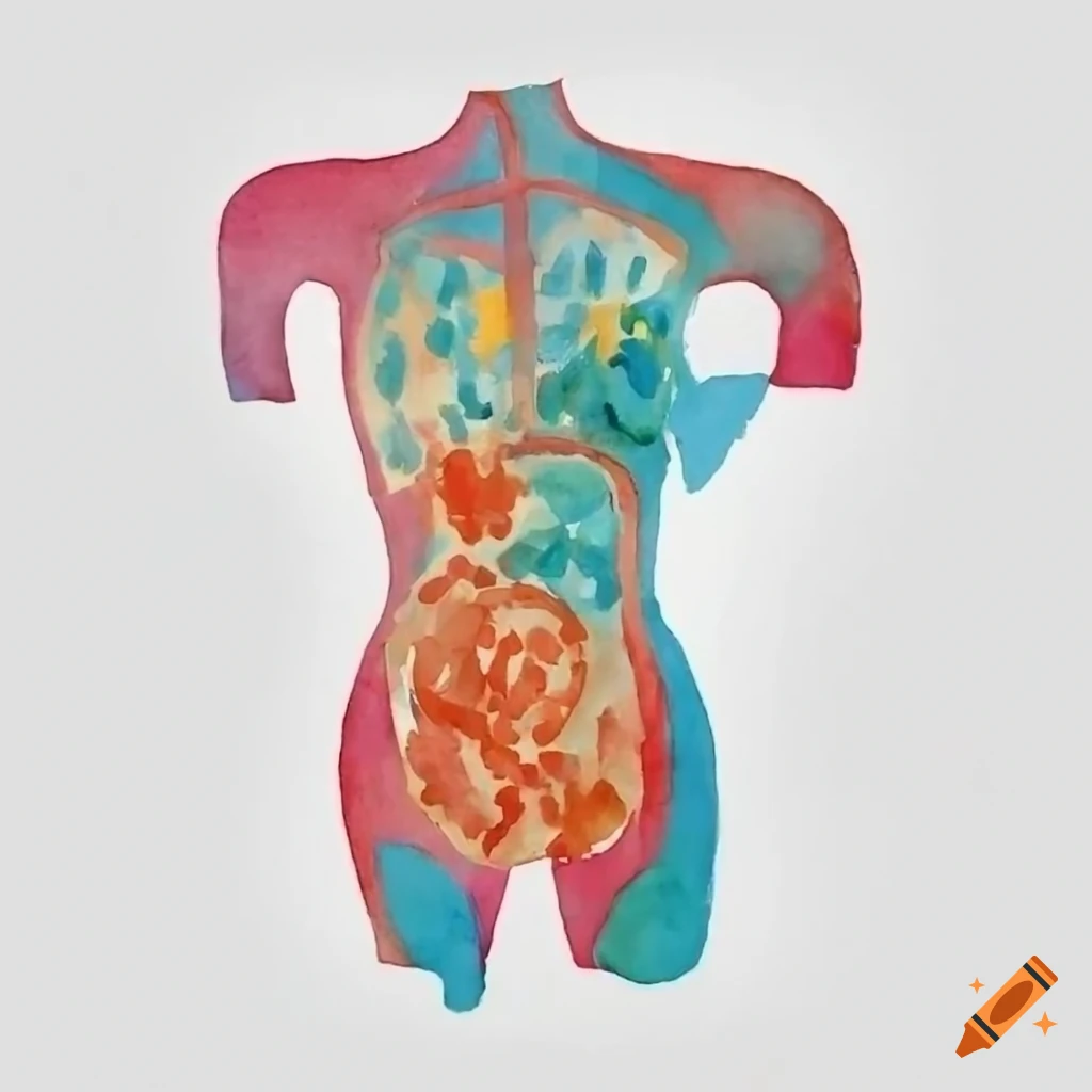 Abstract art inspired by Matisse with human anatomy and medical themes ...