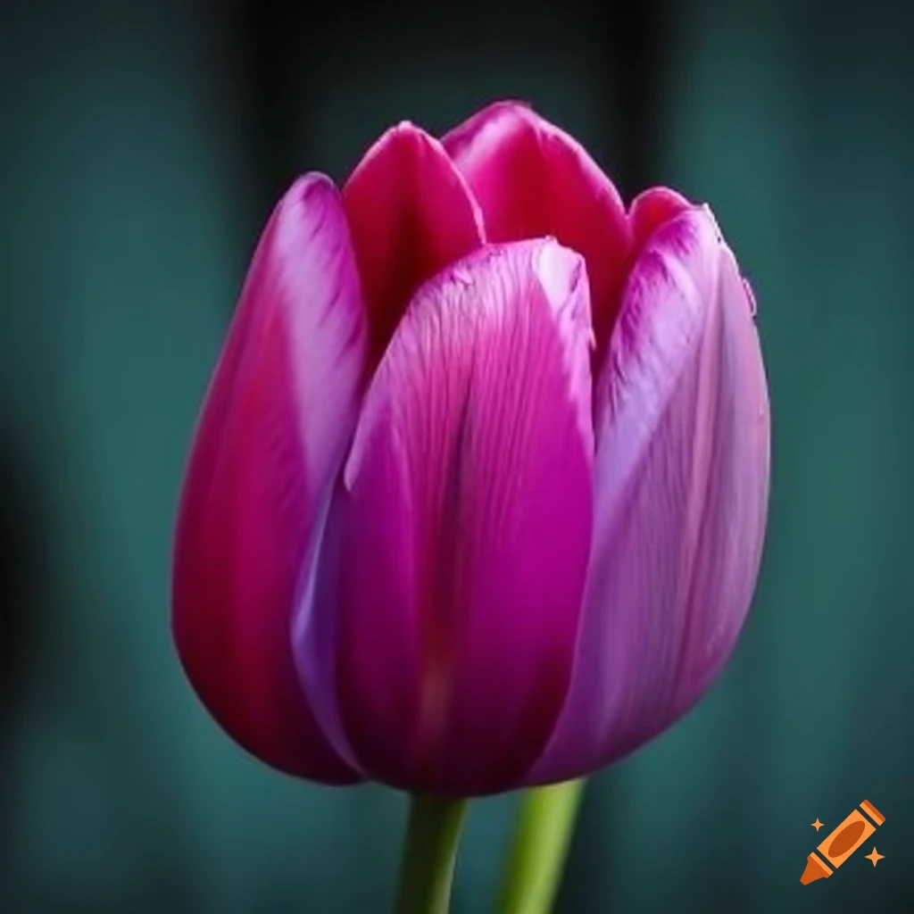 Lilac tulips on Craiyon