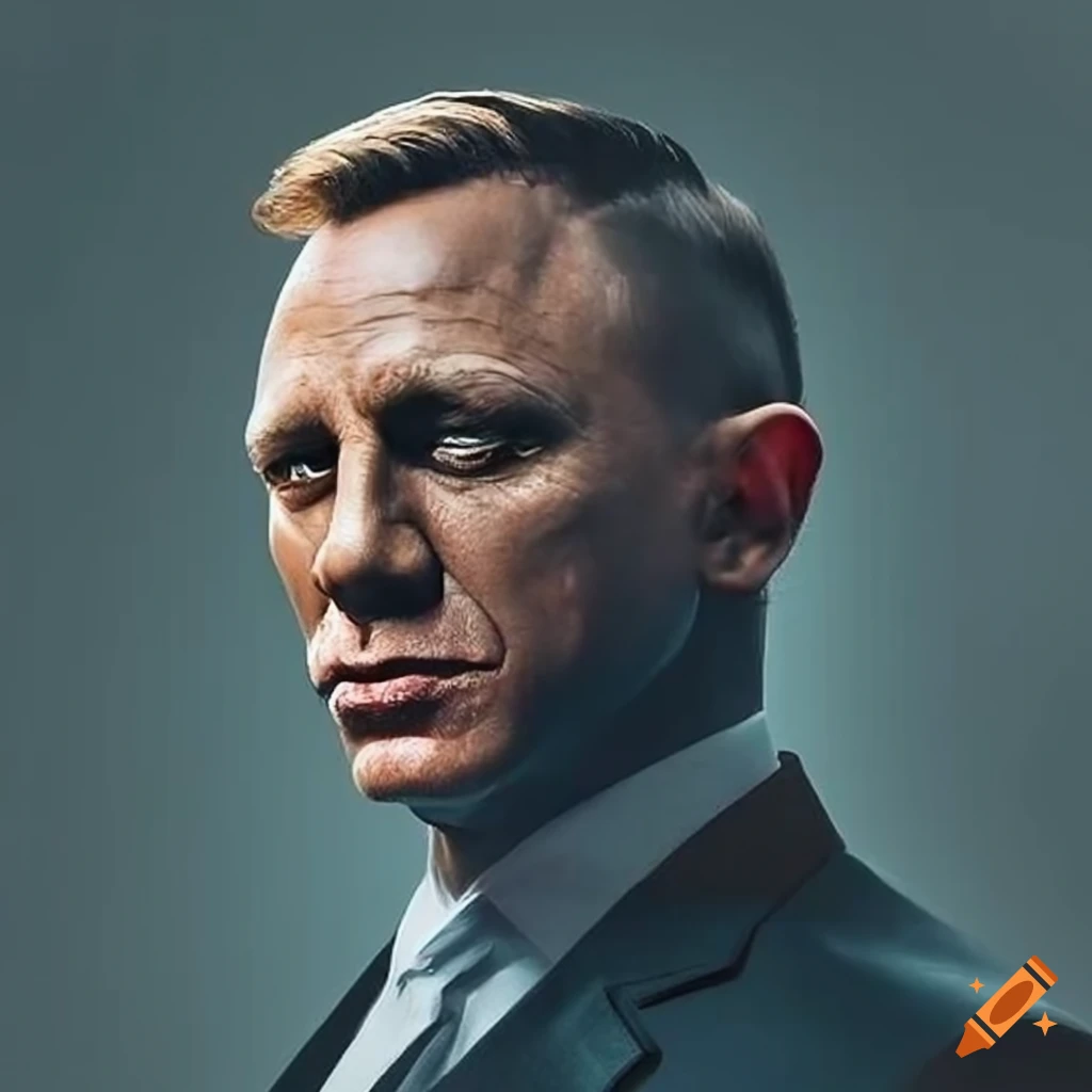 Daniel craig and andrzej duda on Craiyon