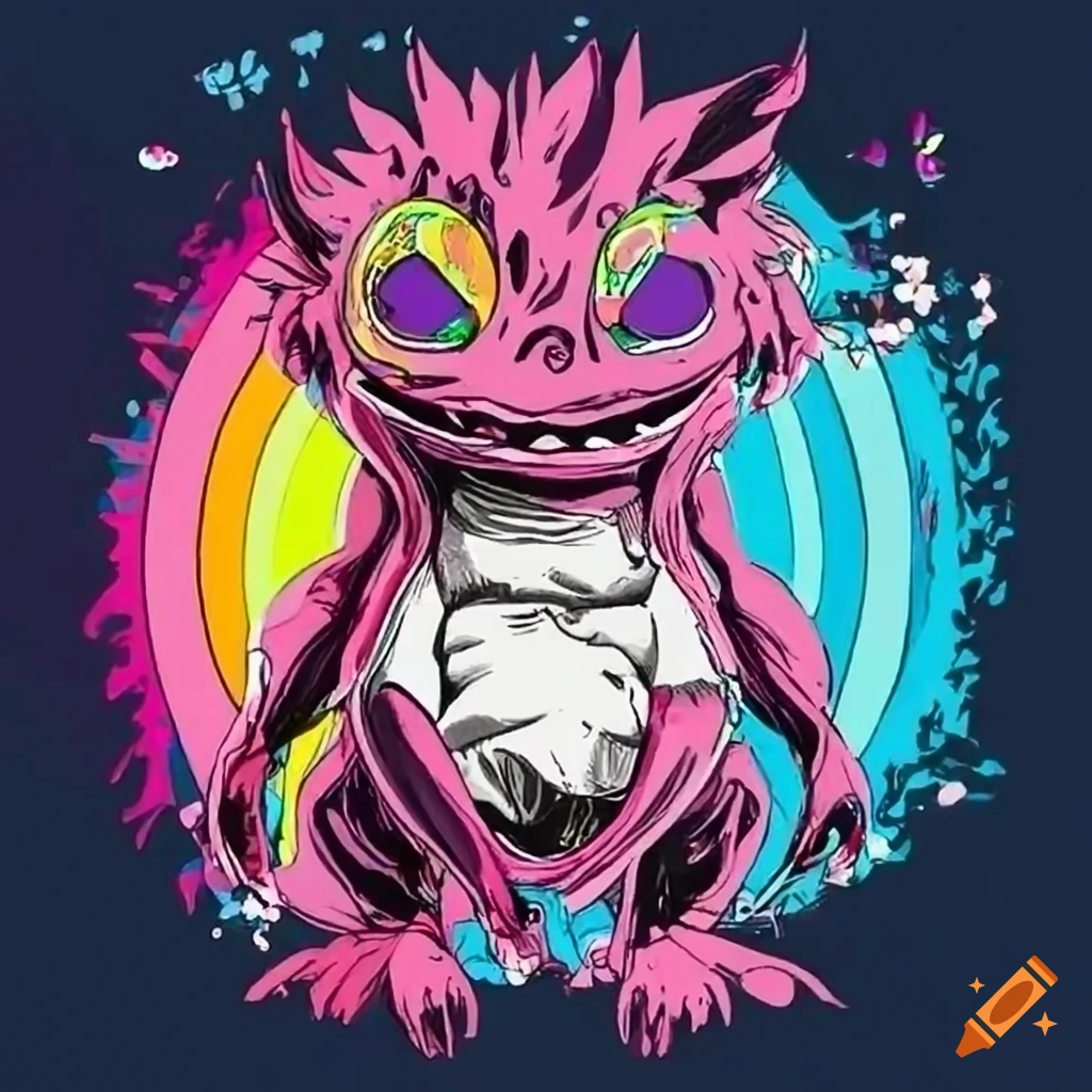 Cute monster in Akira Toriyama style on Craiyon