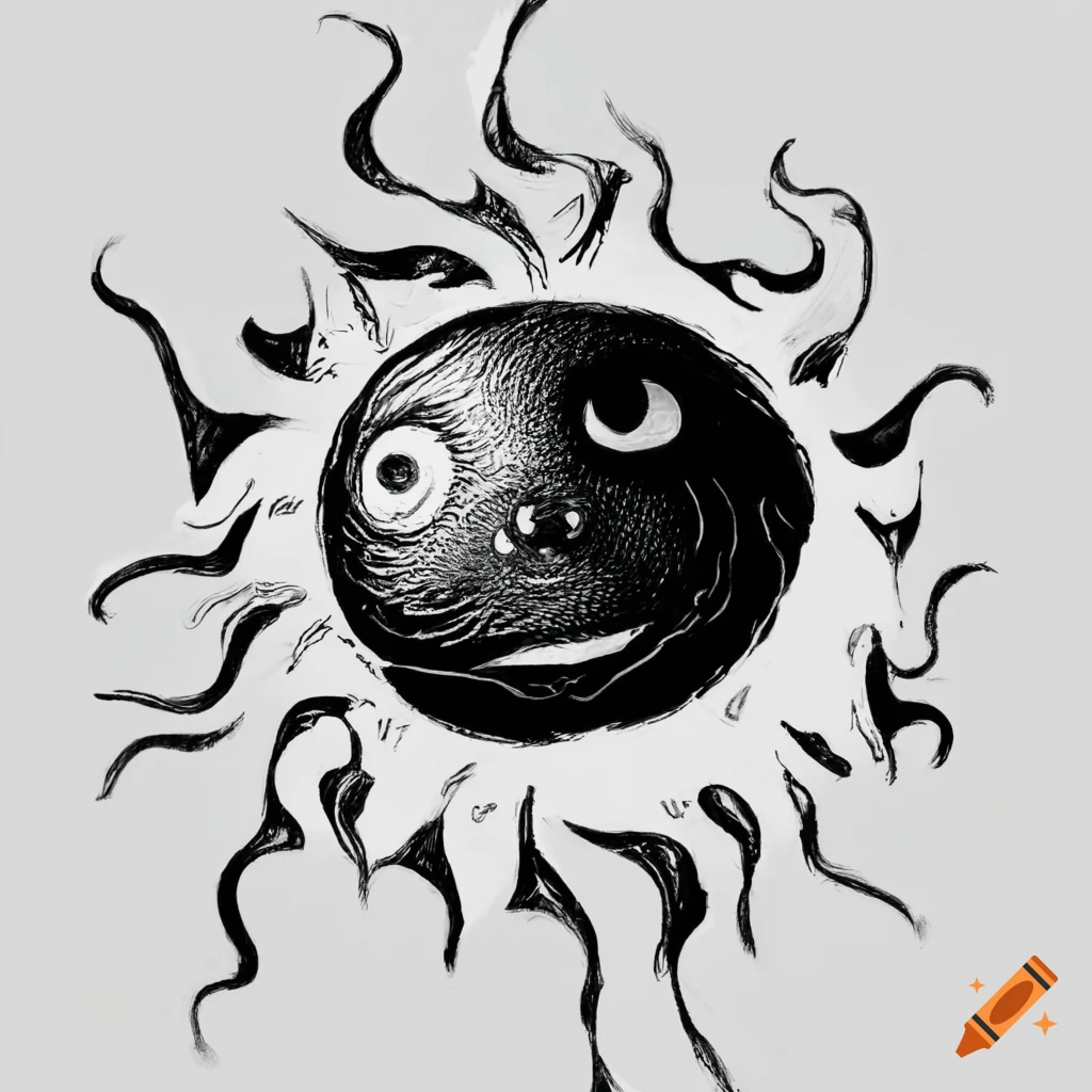 Smiling sun illustration on Craiyon