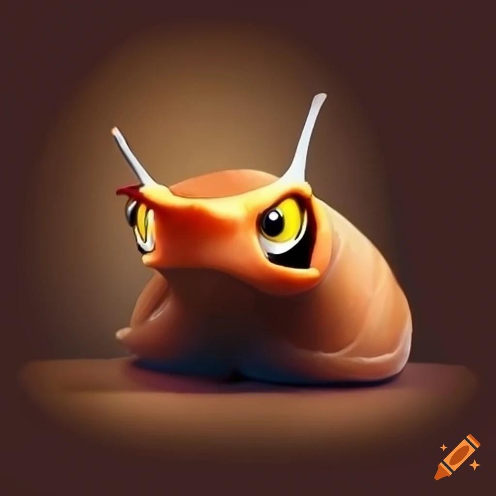 Angry slug on Craiyon