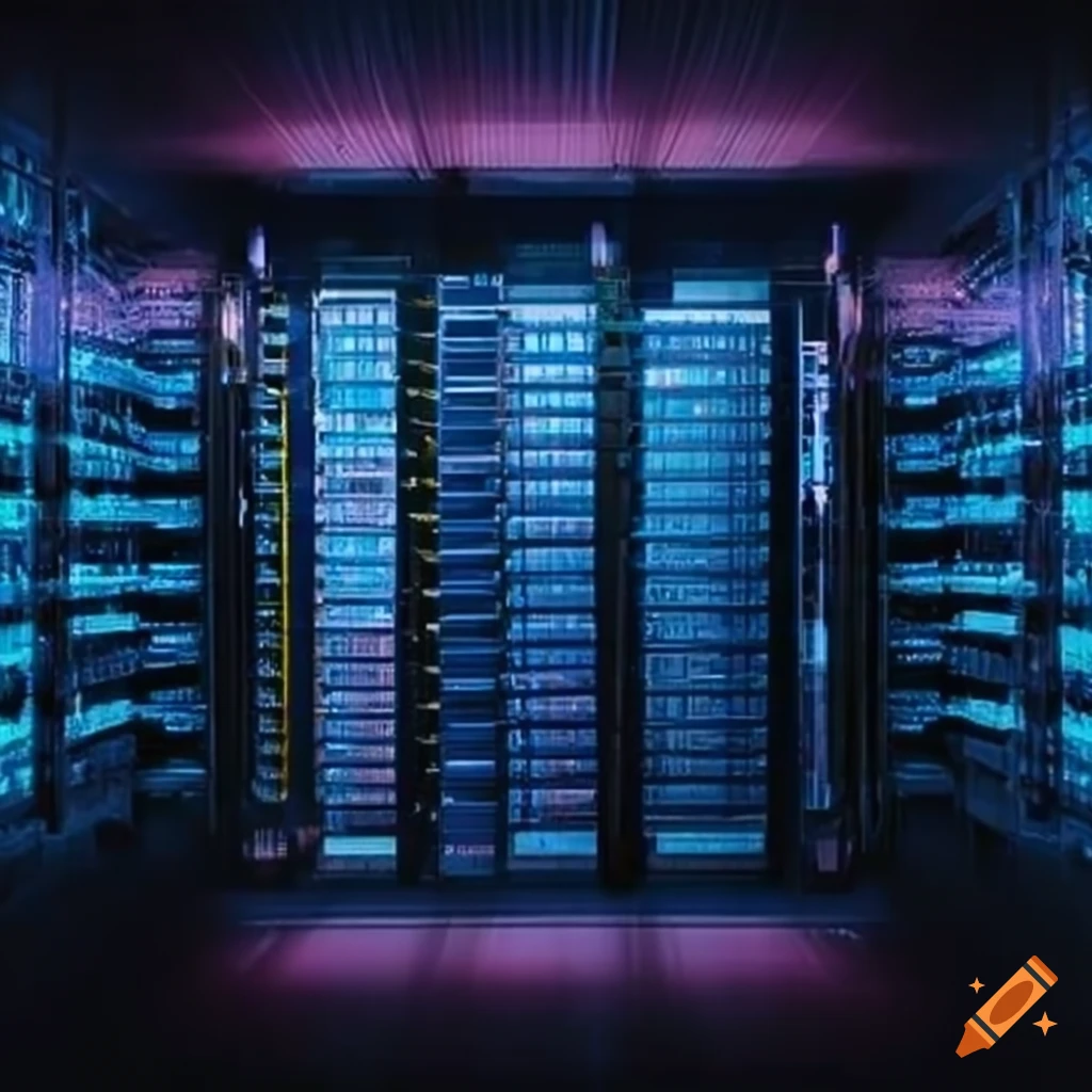 Data center on Craiyon