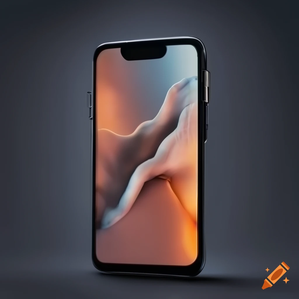 High-end smartphone with elegant design and advanced photography ...