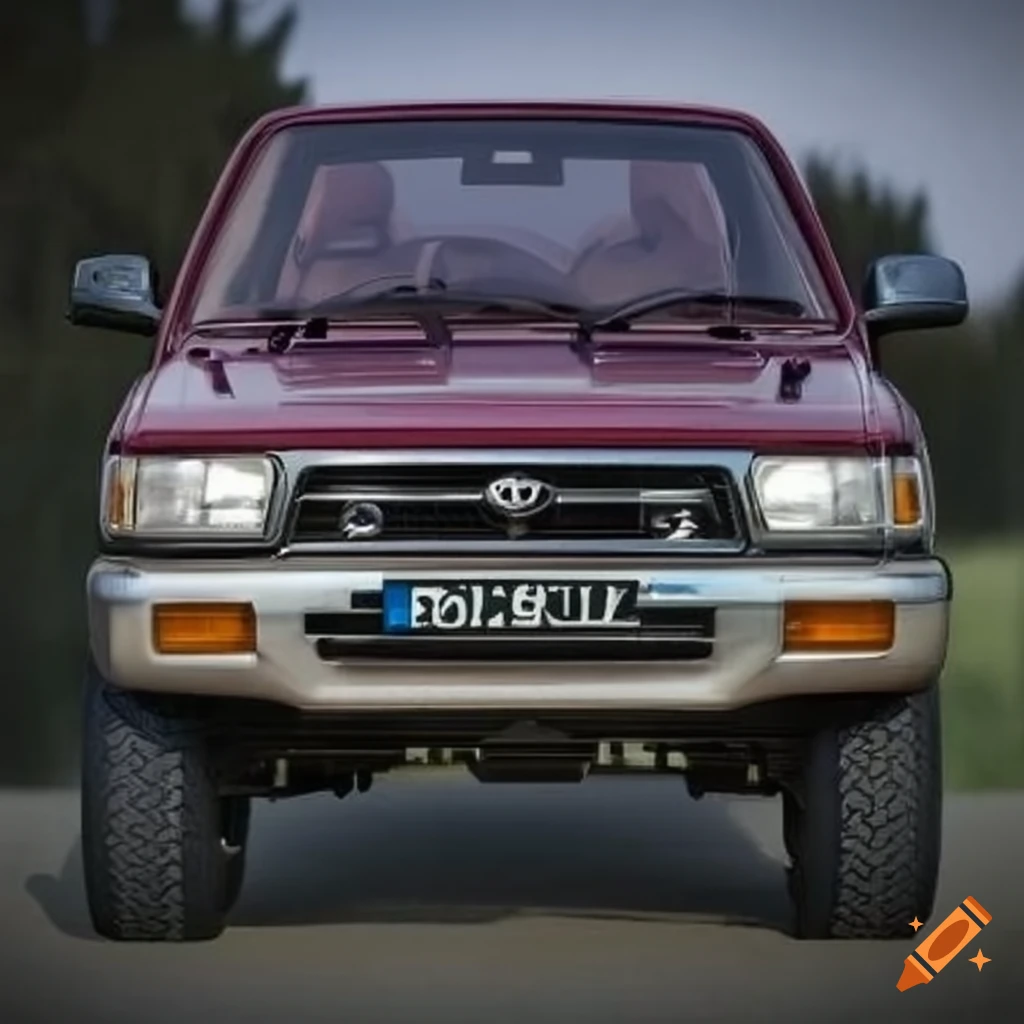 1992 Toyota Hilux LN106R dual cab stock photo on Craiyon