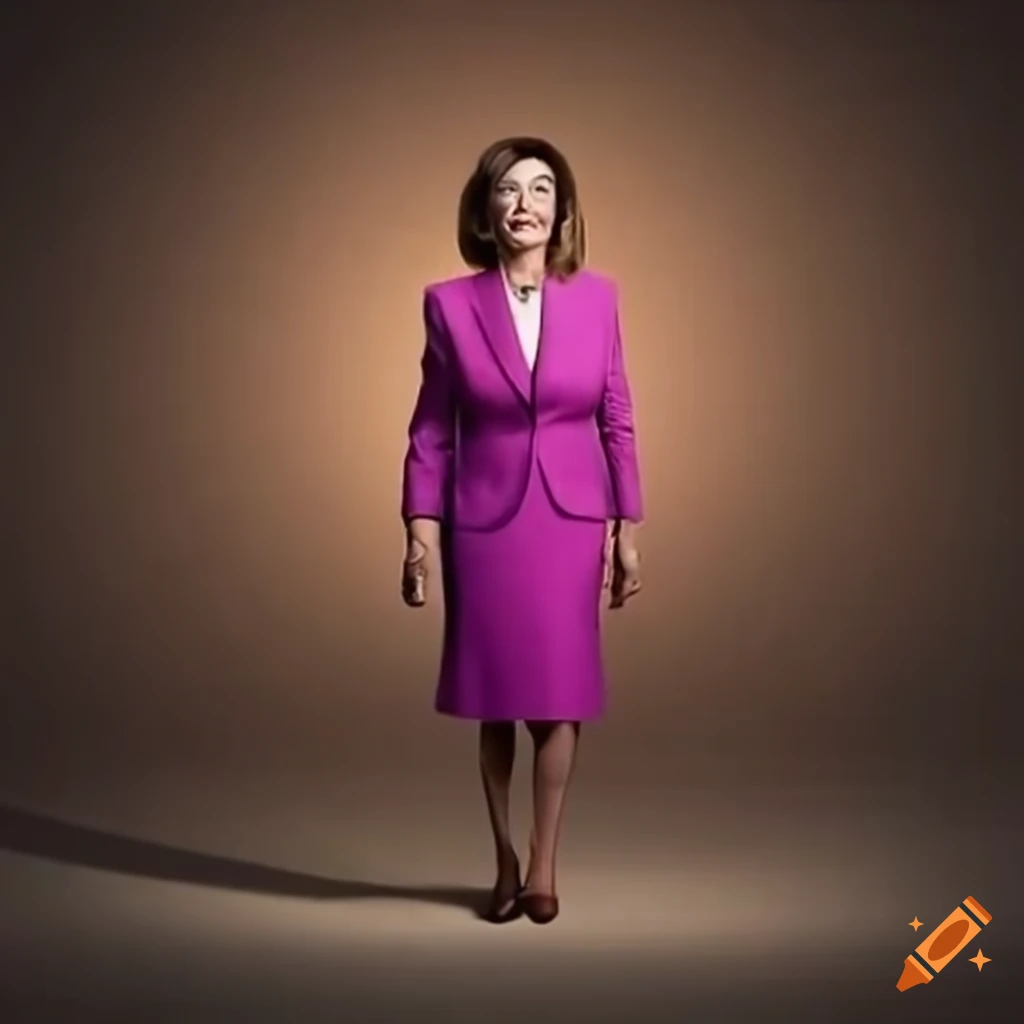 Full body view of nancy pelosi on Craiyon