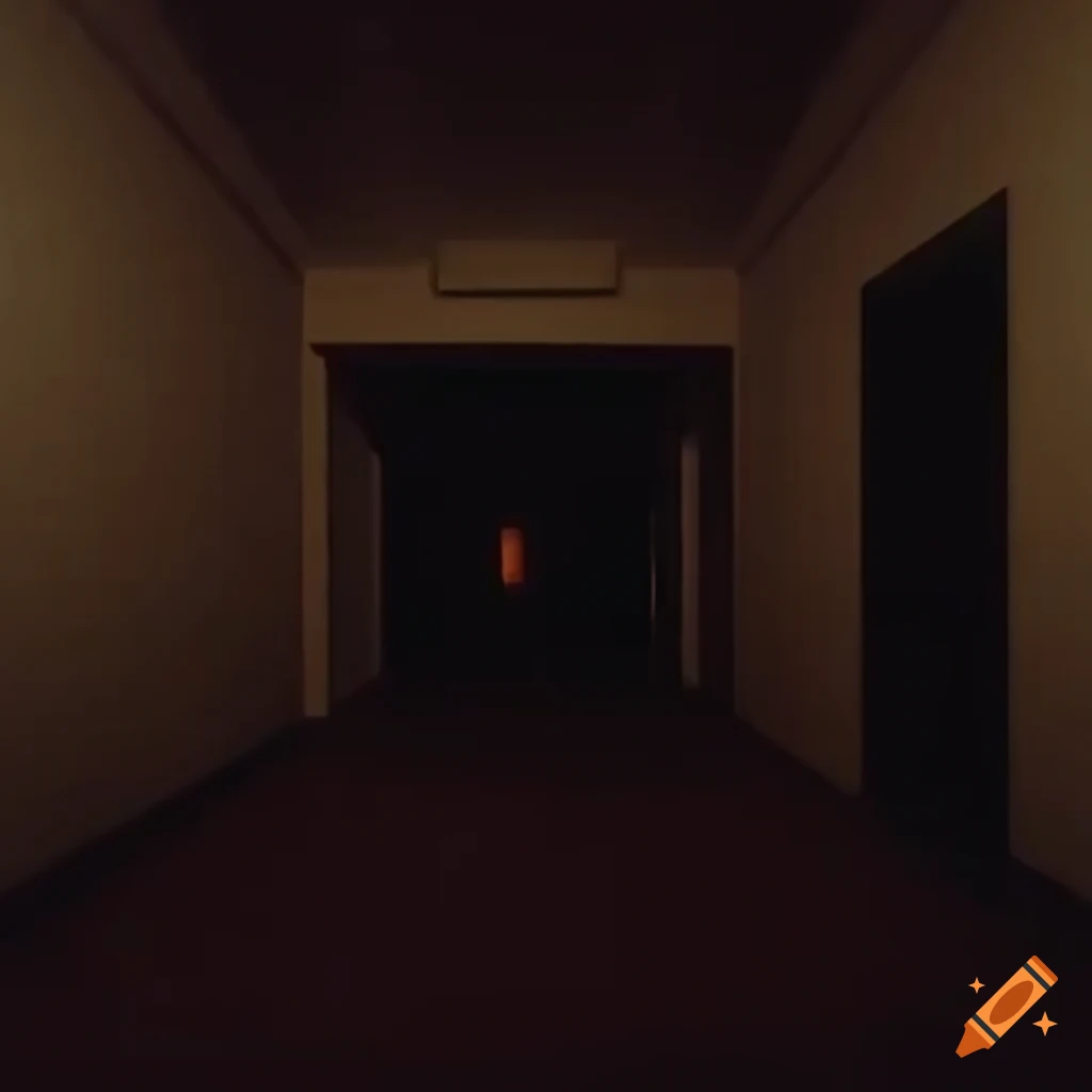 Liminal space with front room atmosphere in low-quality analog horror ...