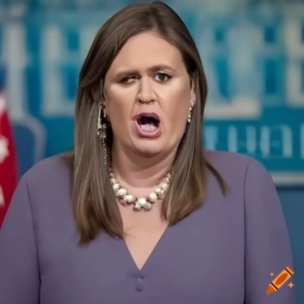 Sarah huckabee sanders on Craiyon