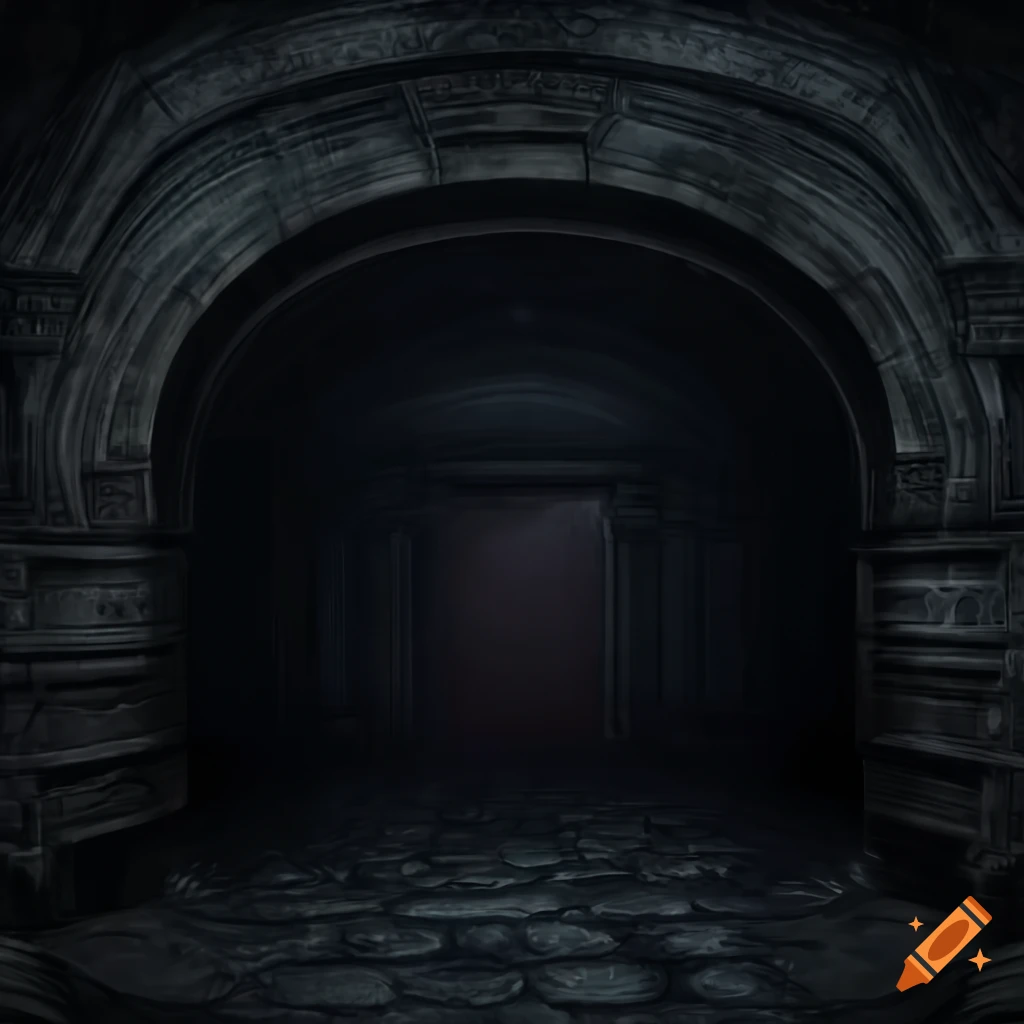 Dark empty chamber on Craiyon