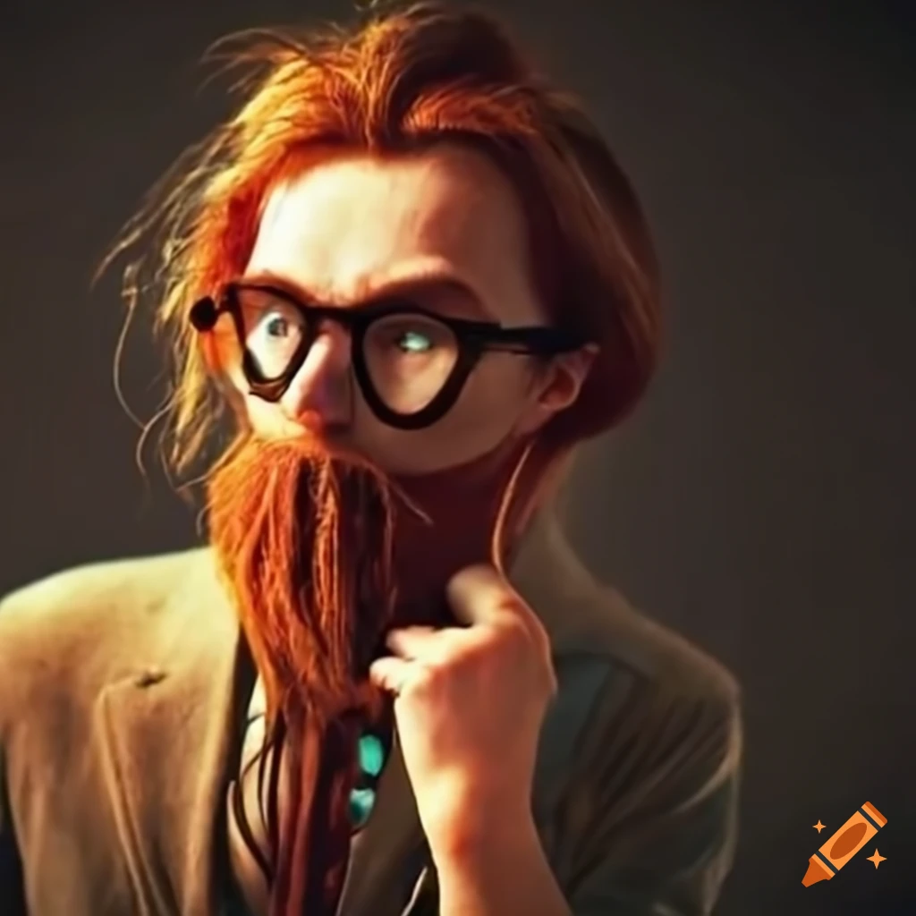 Male German hipster electronic avantgarde musicians playing castanets ...