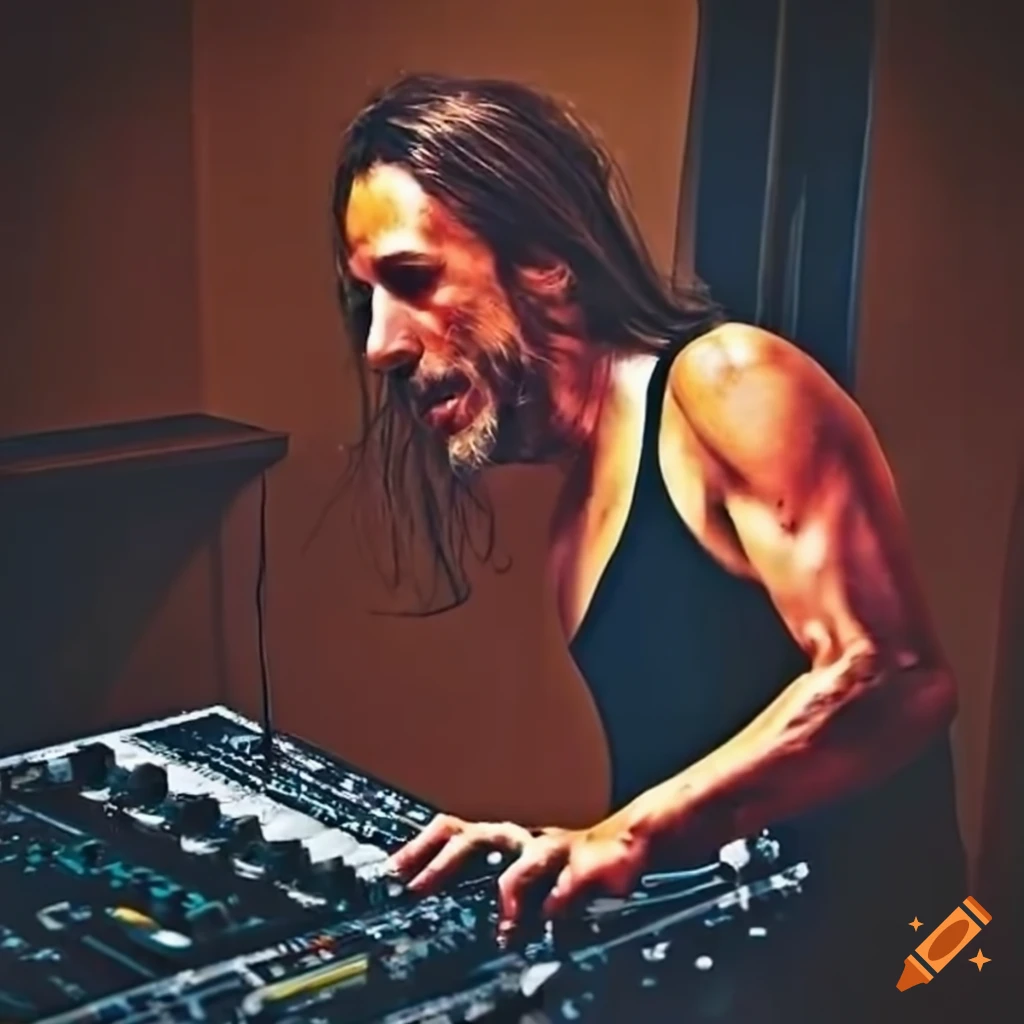 Bob sinclar djing on Craiyon