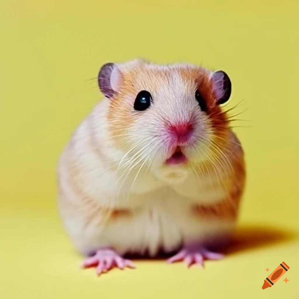 Chubby hamster on Craiyon