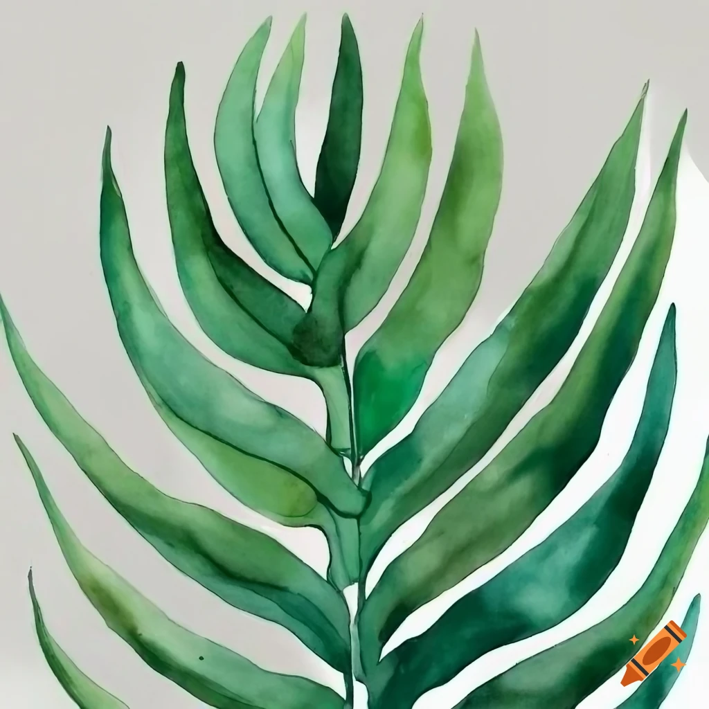 Modern botanical tropical line art of Adam's rib plant on a white ...