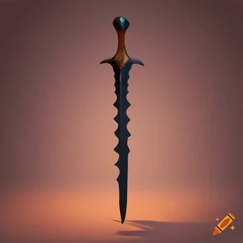 Wooden sword on Craiyon