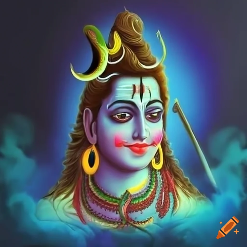 God shiva depiction on Craiyon