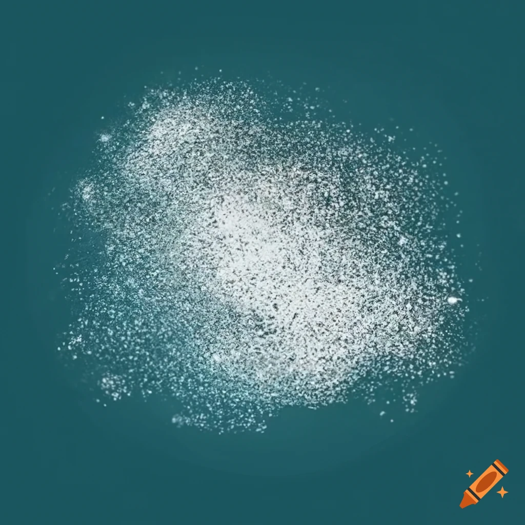 Dream dust - a delicate silvery powder with calming scent on Craiyon