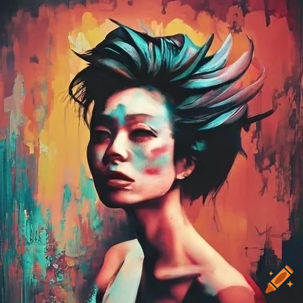 Vintage zatoichi wrapped canvas art on Craiyon