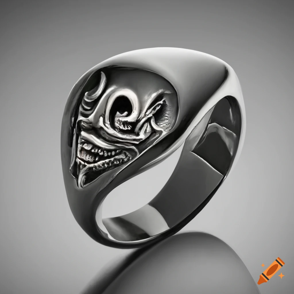 Vampire family signet ring on Craiyon