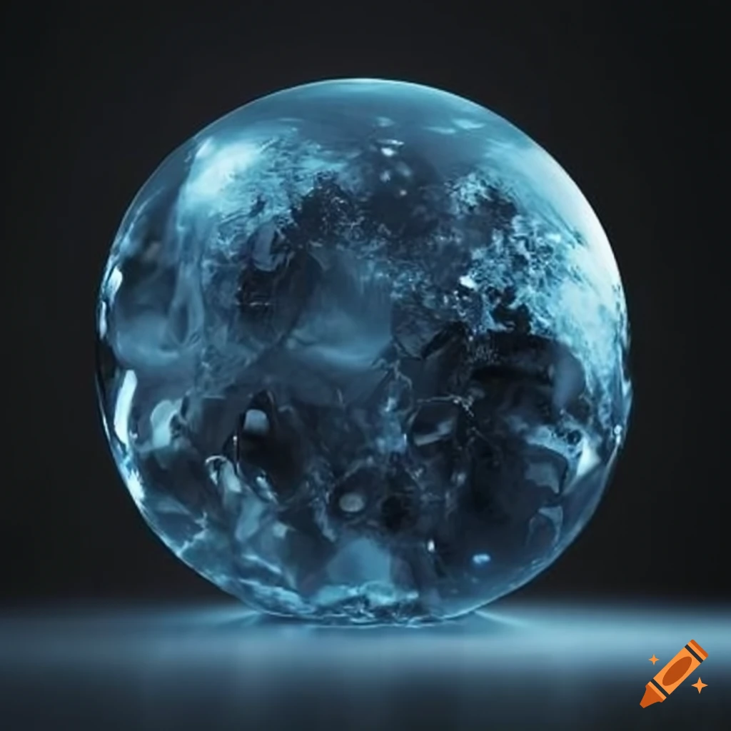 Ice sphere on Craiyon