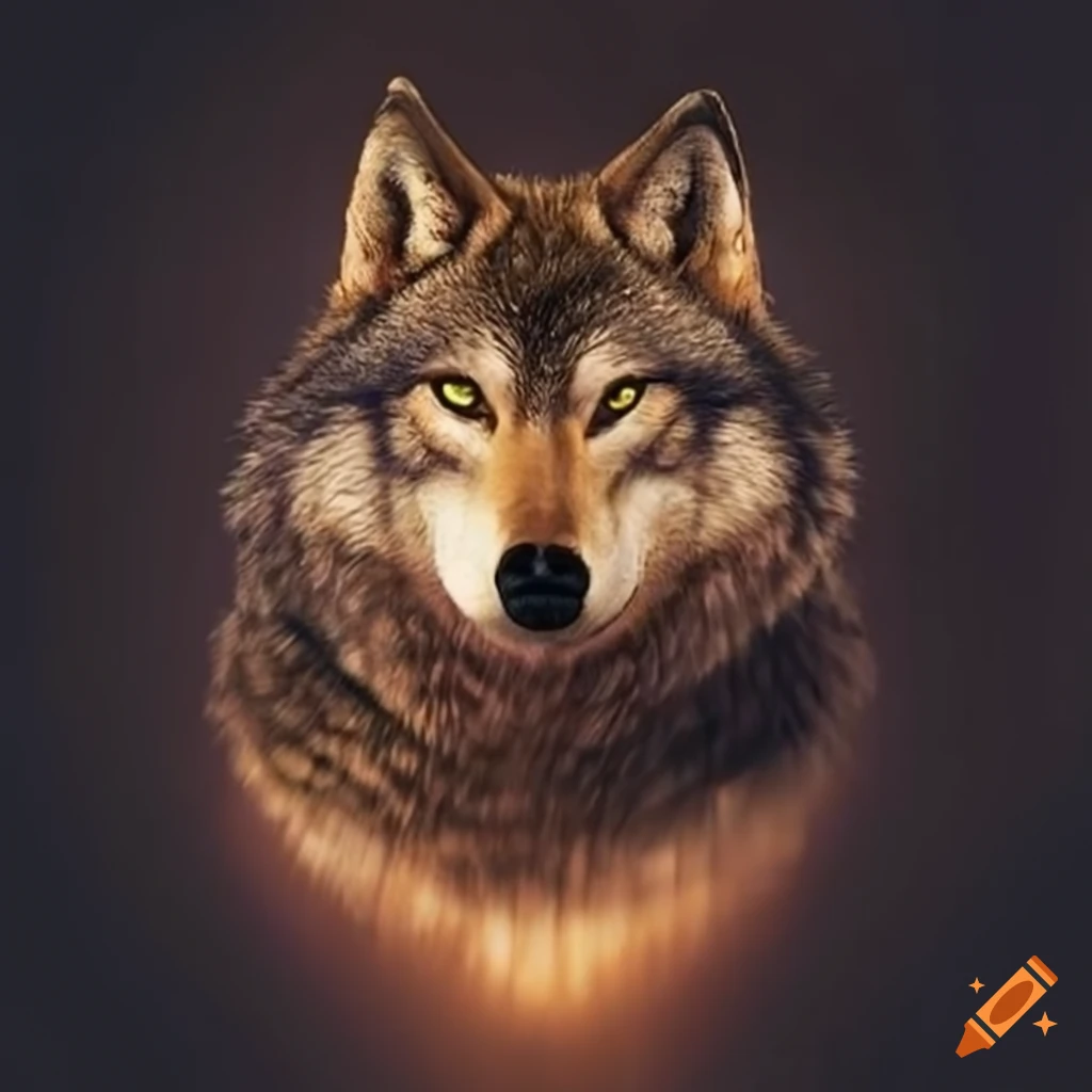 Wolf symbolism representing the inner self on Craiyon