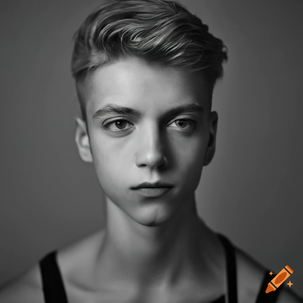 Young man on Craiyon