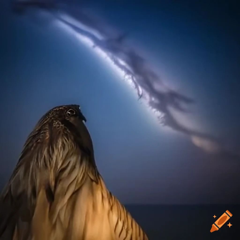 Lightning versus falcons clash on Craiyon